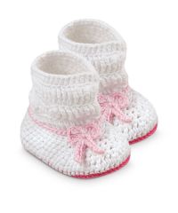 Jefferies Socks Baby Cowboy Boot Crochet Bootie 1 Pair